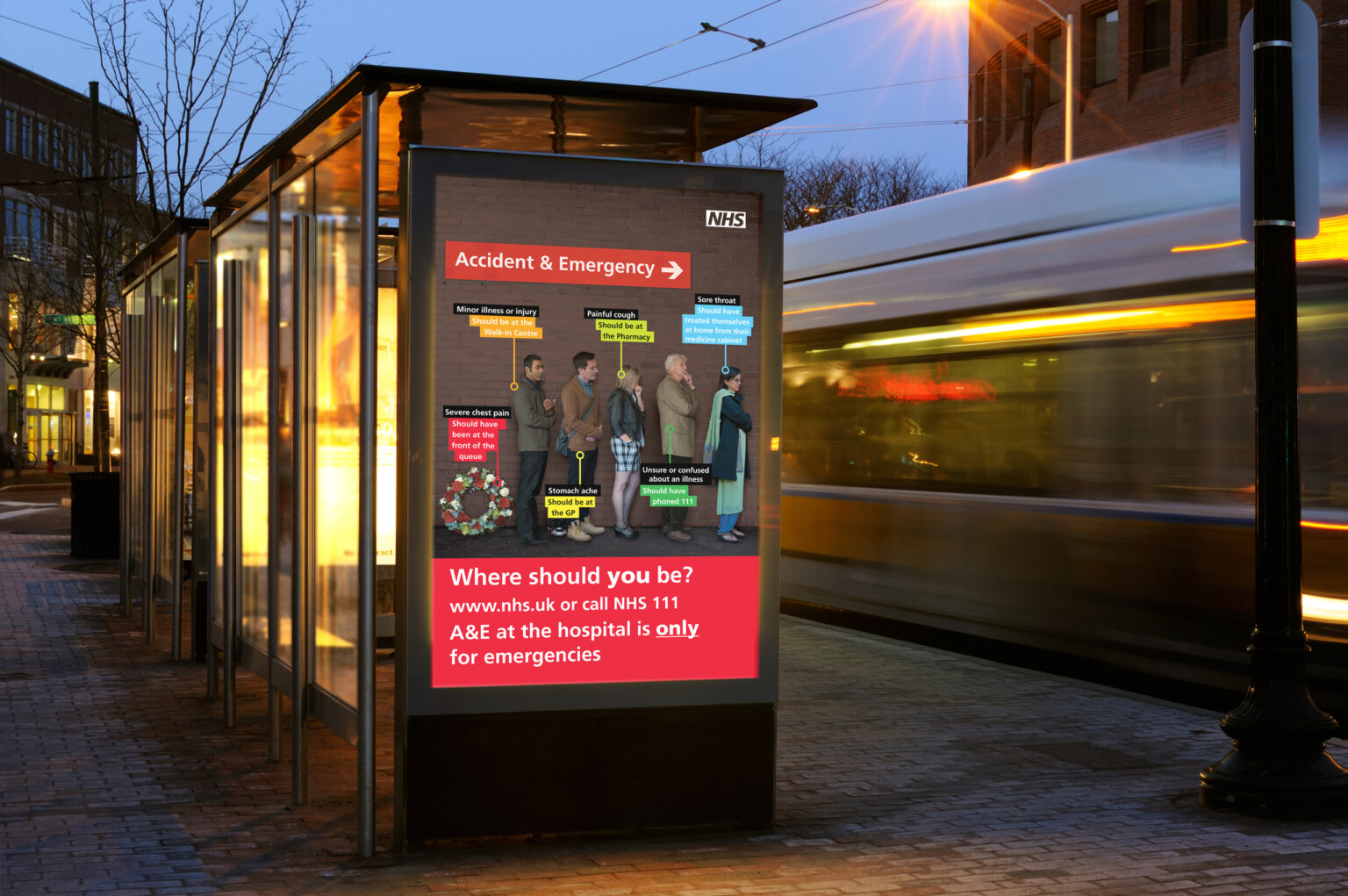 NHS Accident & Emergency Campaign - Door 22 Creative