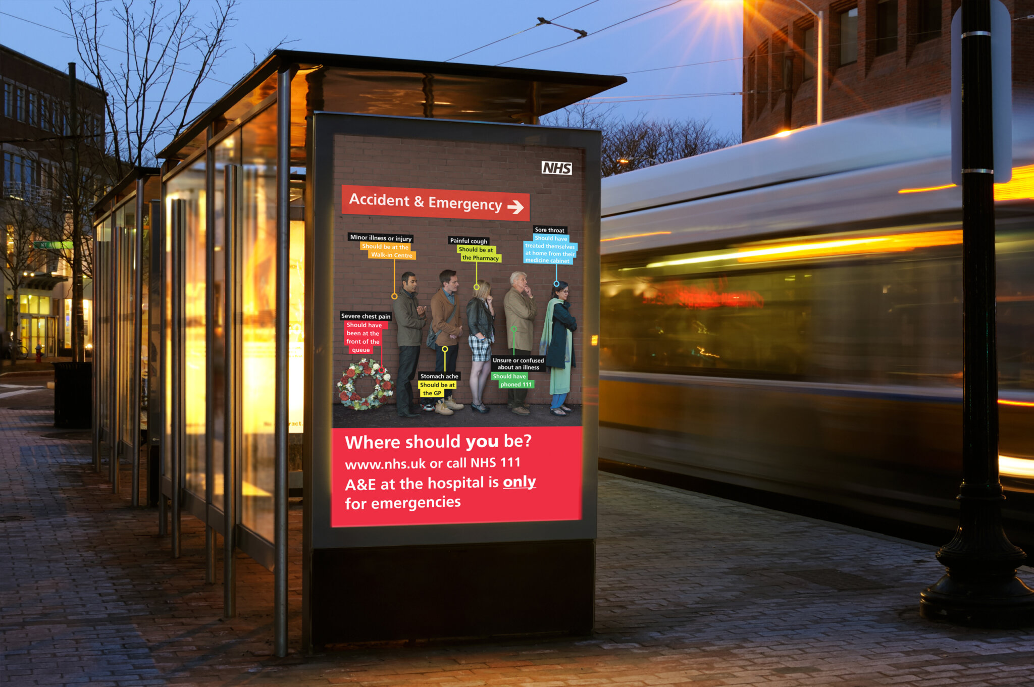 NHS Accident & Emergency Campaign - Door 22 Creative