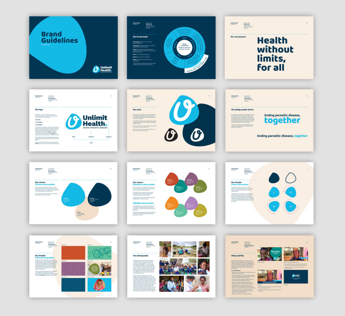 International health charity branding - Door 22 Creative